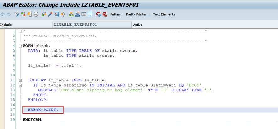 EVENTS IN TABLE MAINTENANCE | ABAP - SAP, SAP Blog